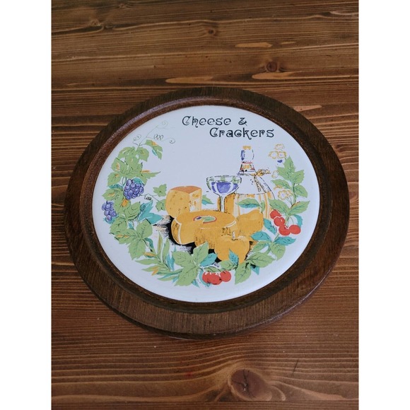 Unbranded | Kitchen | Vintage 6s Mcm Wood Tile Cheese Cutting Board ...
